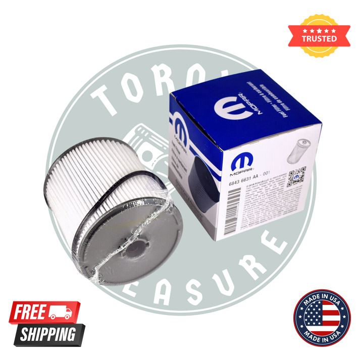 Mopar 68436631AA Fuel/Water Separator Filter Kit MO-631 – Torque Treasure