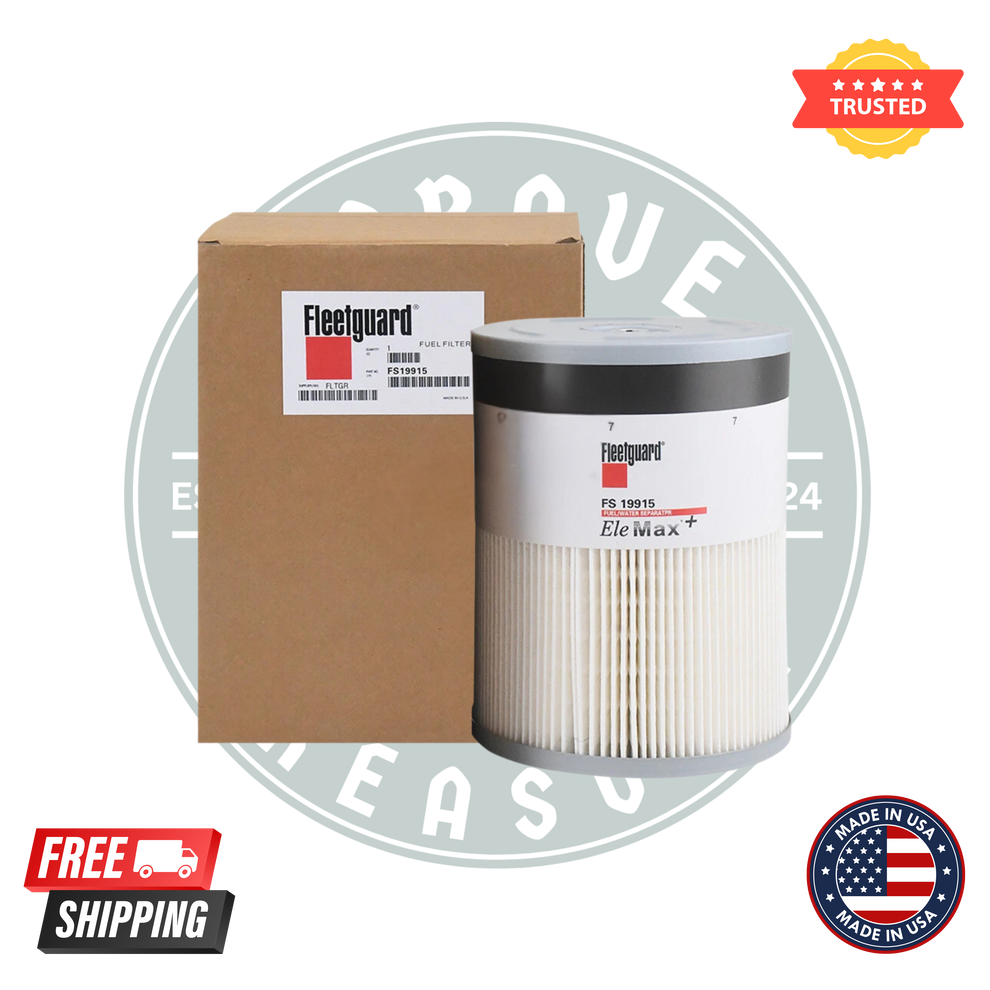 Fleetguard FS19915 Fuel/Water Separator Filter – Pack of 6 – Torque ...